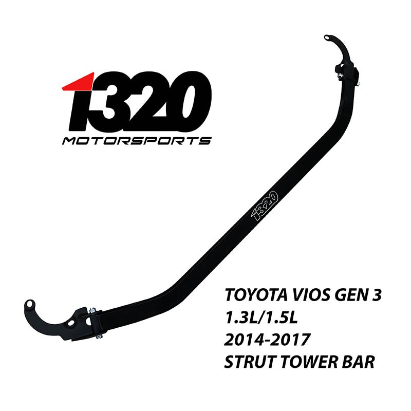 Toyota Vios Gen3 1.3L/1.5L 14-17, Front Upper Strut Bar 1320 ...