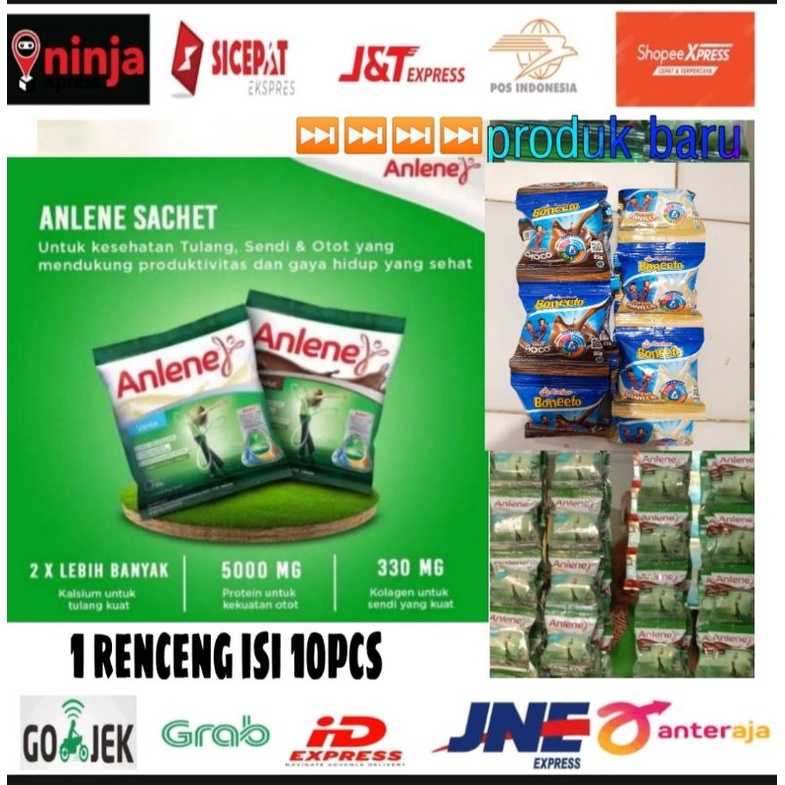 Milk POWDER Anlene chocolate vanilla sachet (renceng) | Shopee Philippines