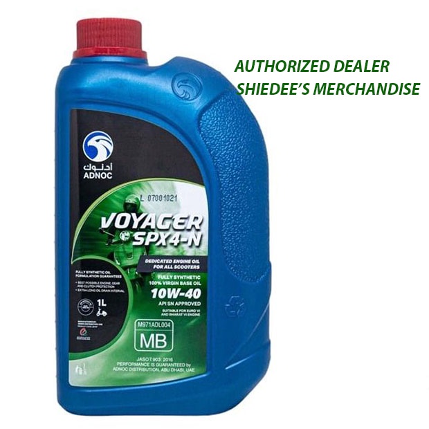ADNOc voyager SPX4-N 1L 10W-40 Virgin Base Oil Fully Synthetic 100% ...