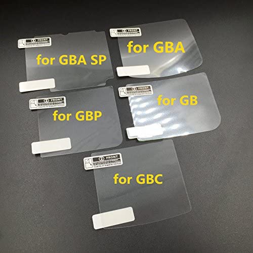 1PCS Plastic Clear LCD Screen Protective Film For GBA GBA SP GBC GBP ...