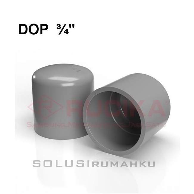 Rucika Dop AW 3/4" / Plain Pipe Cap 3/4 inch / Cap 3/4 in | Shopee ...