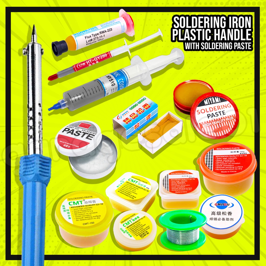 Soldering Iron Plastic Handle and Soldering Lead 20 Grams, Soldering ...