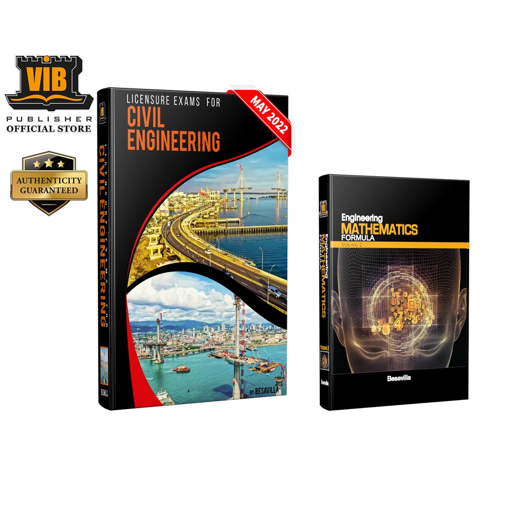 BESAVILLA Licensure Exams for Civil Engineering 2022 & Engineering ...