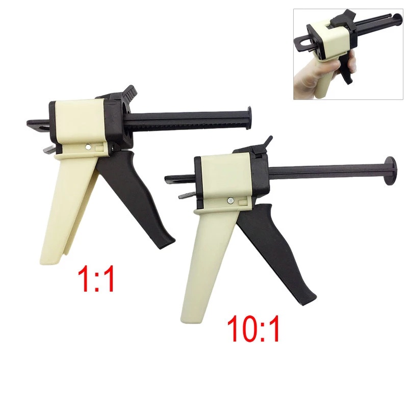 50ml Dental Impression Mixing Dispensing Gun Universal Silicone Rubber ...