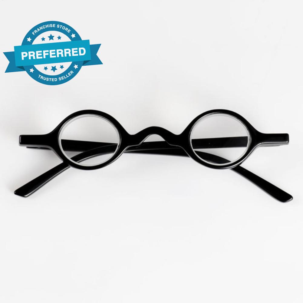 Black Men's and Women's Plastic Reading Glasses Retro Glasses Small ...