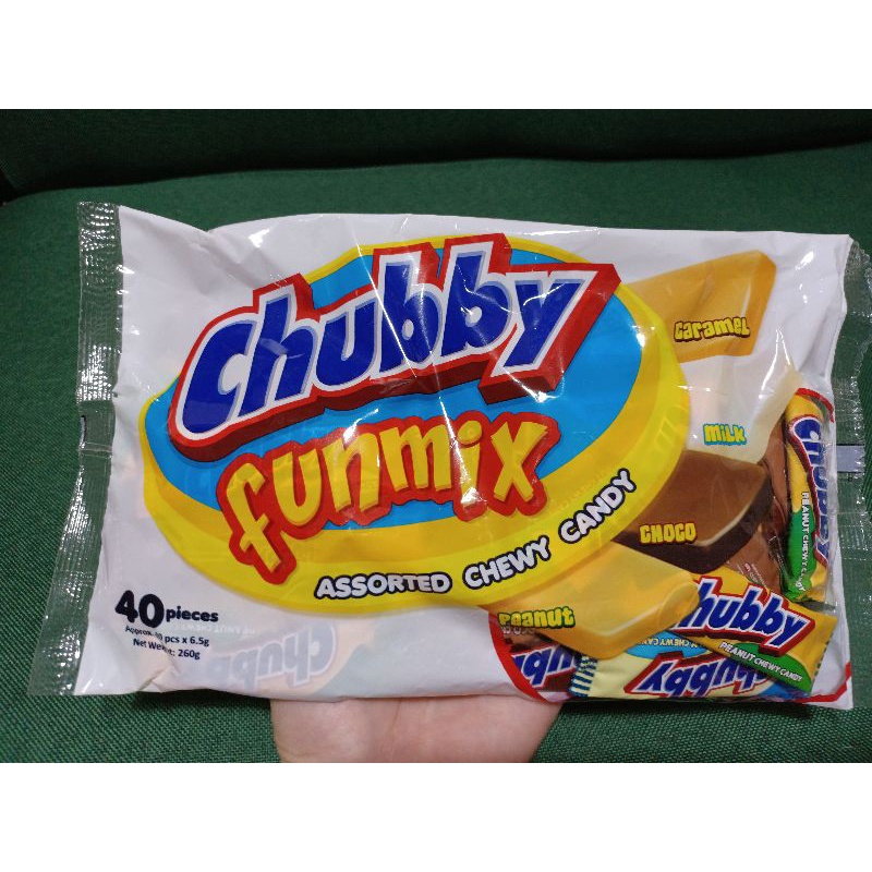Chubby Funmix Assorted Chewy Candy 40 pcs | Shopee Philippines