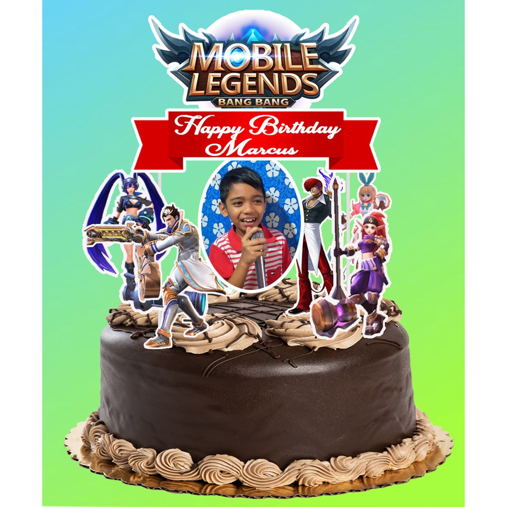 Mobile Legends Cake Topper Themed Set COD | Shopee Philippines