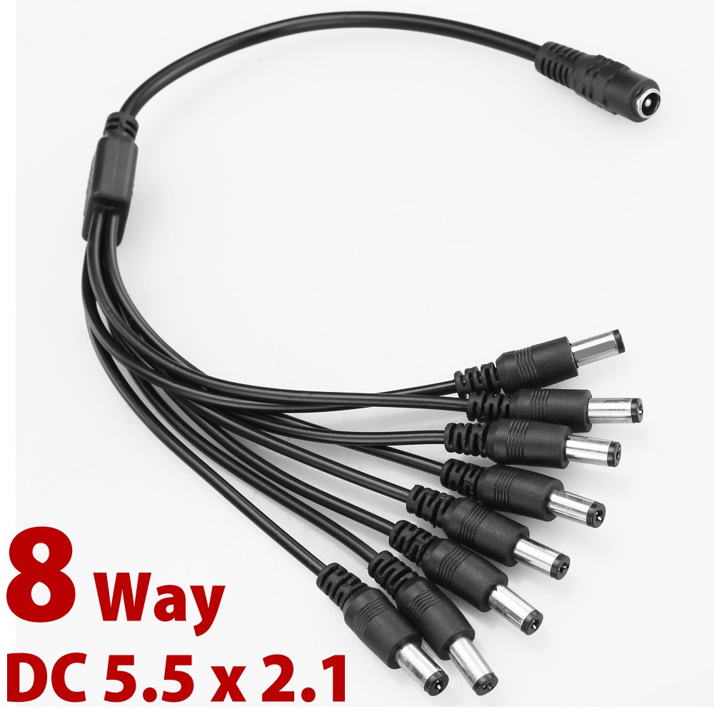8 Way DC HD Power Splitter Adapter CCTV | Shopee Philippines