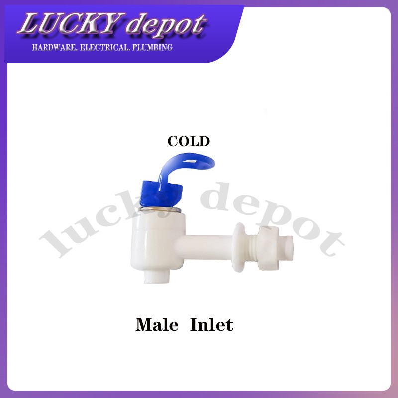 Pvc Water Dispenser Faucet Male Female Inlet Jug Faucet Jar Faucet