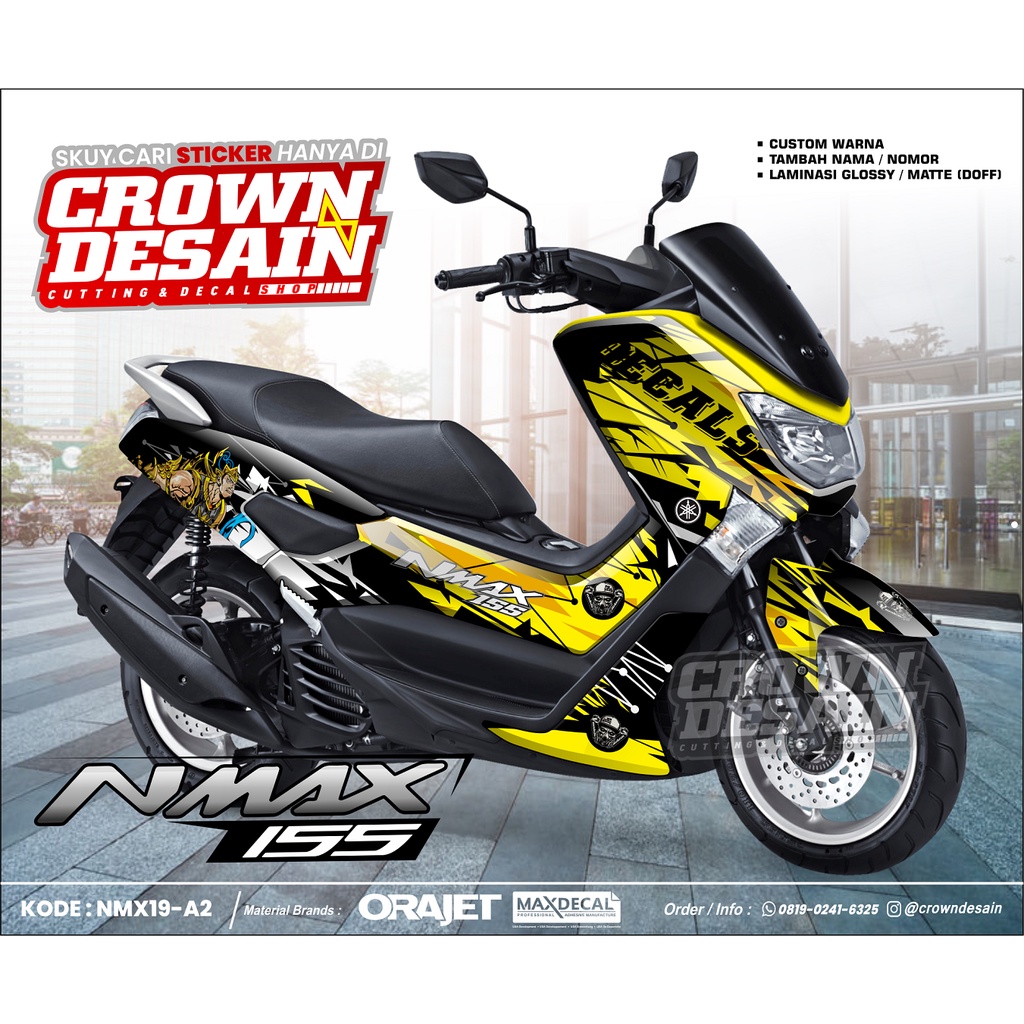 Yamaha Nmax Sticker Decal - Yamaha Nmax Fullbody Decal Sticker Vandals ...