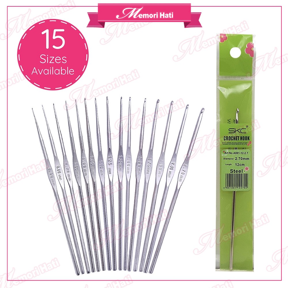SKC Crochet Hook Single Ended Jarum Kait | Shopee Philippines