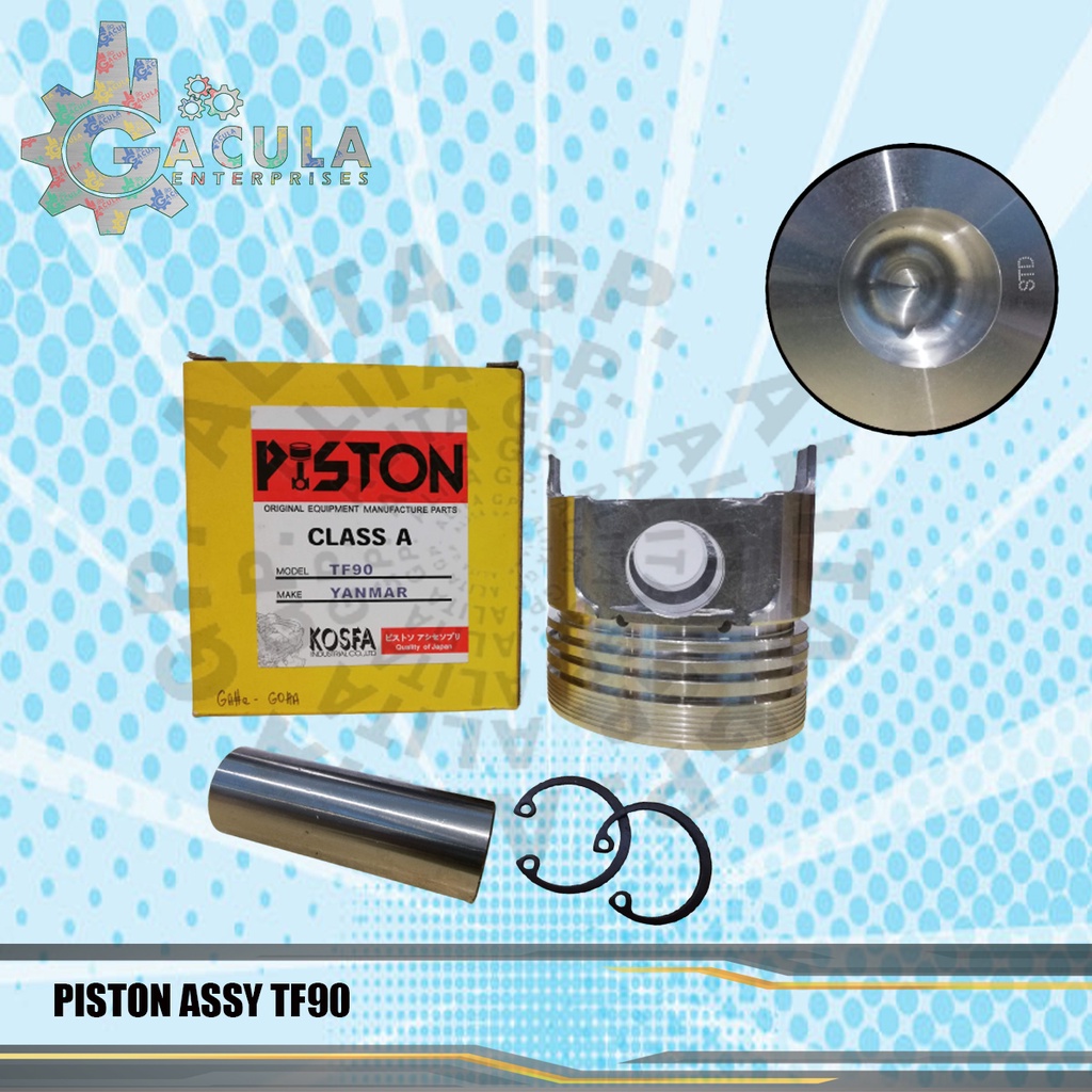 Piston Assy Yanmar TF90 Water Cooled Diesel Engine | Shopee Philippines