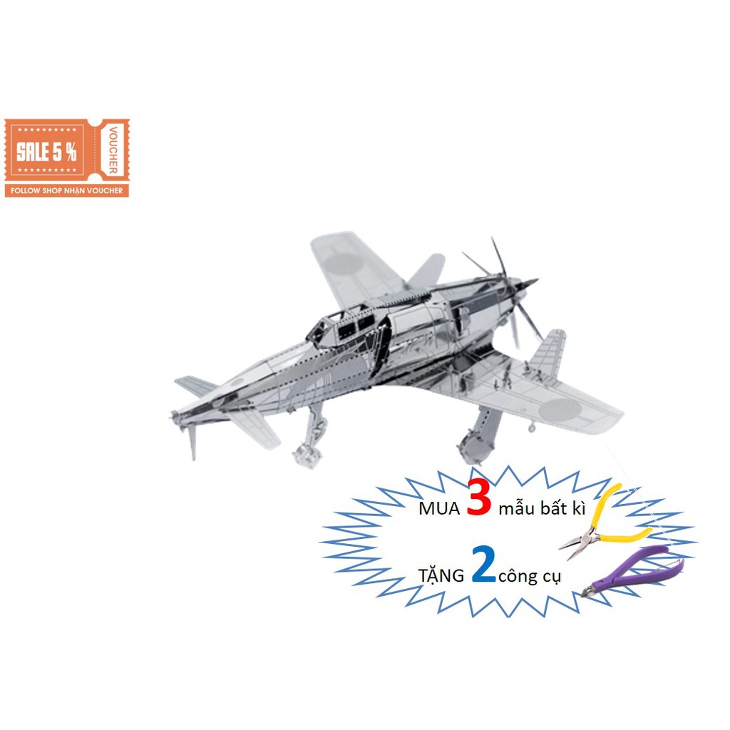 3d Assembly Model Kyushu J7W Shinden Injection Plane - Japan | Shopee ...