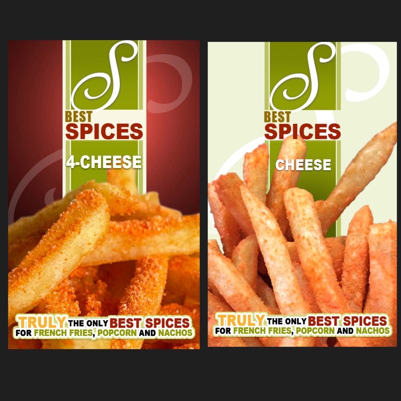 CHEESE 4-CHEESE Flavor FRENCH FRIES Best Spices Powder seasoning ...