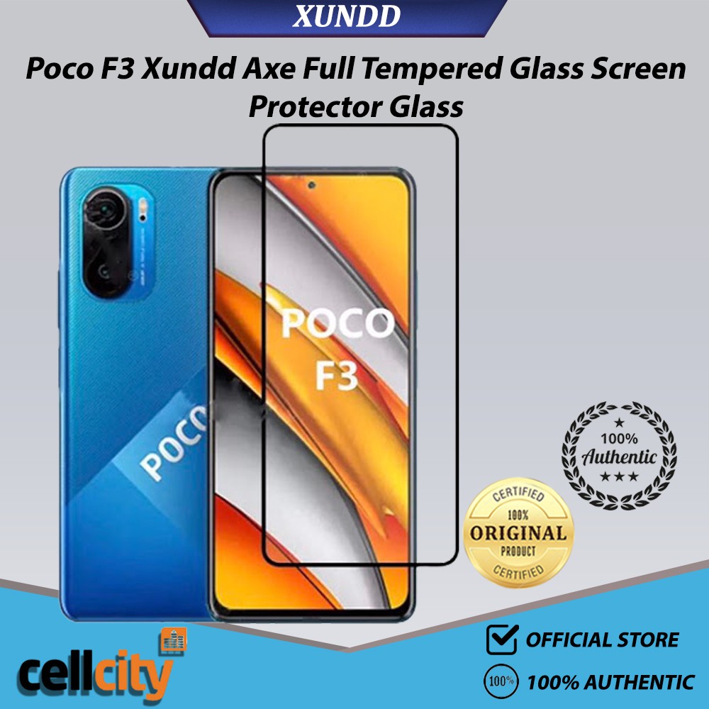 Poco F3 F4 GT F4 5G / F5 PRO F6 F7 PRO F7 ULTRA Xundd Axe Full Tempered ...