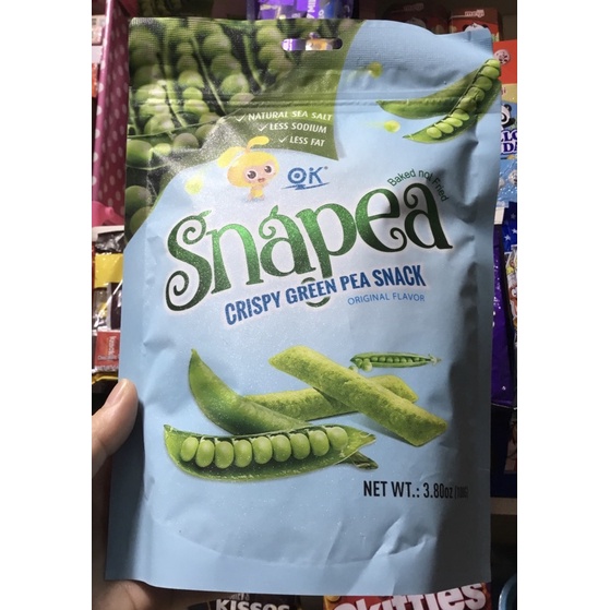 OK Snapea Crispy Green Pea Snacks 108g | Shopee Philippines