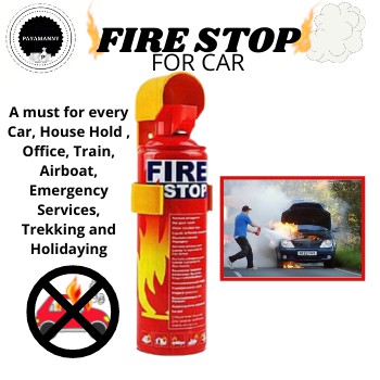 PYM FIRE STOP ORIGINAL VEHICLE MINI PORTABLE FIRE EXTINGUISHER FOR CARS ...