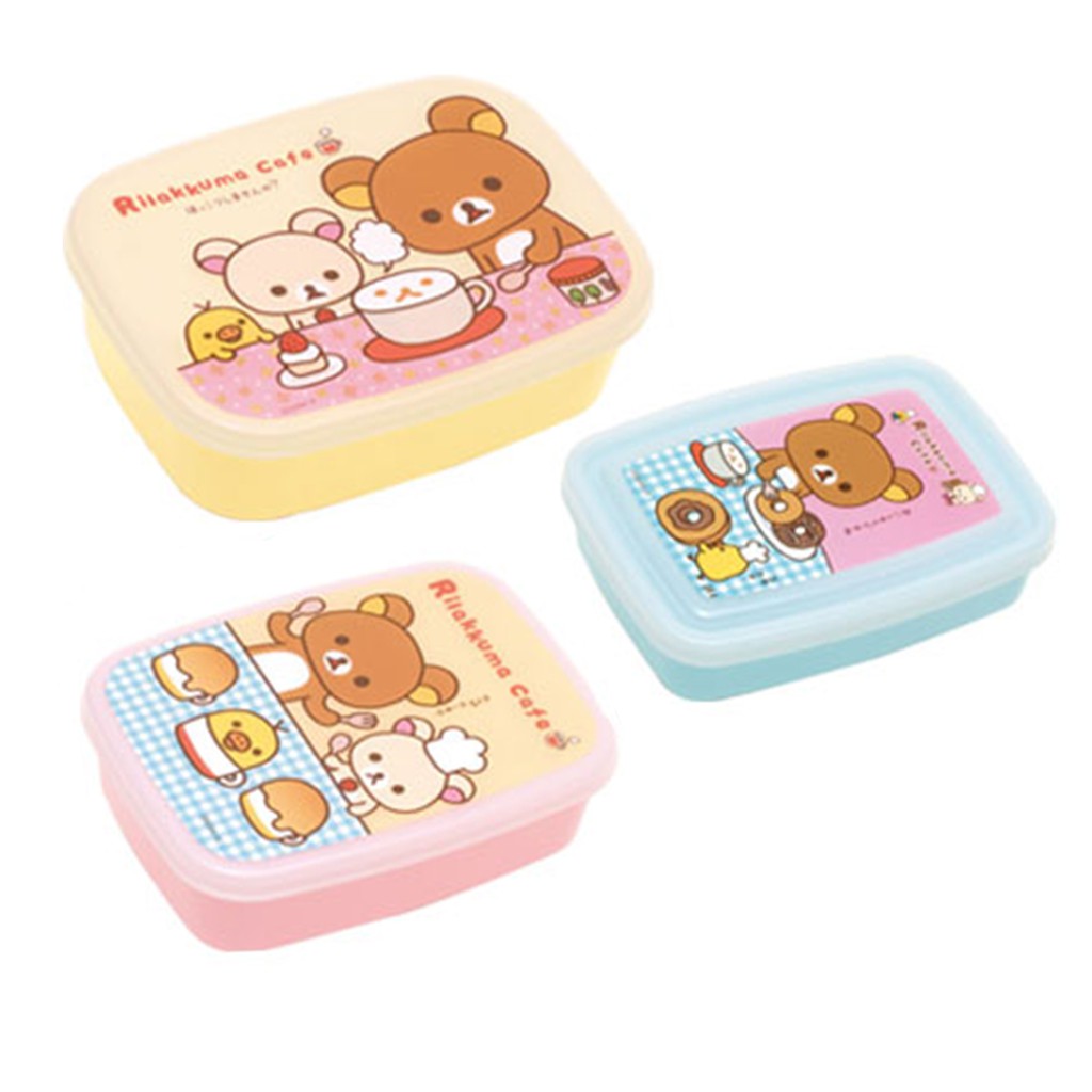 Rilakkuma Nested Trio Lunch Box (KY74301) | Shopee Philippines