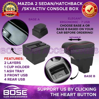 Mazda 2 OEM Arm Rest Armrest Console Box Premium Double Ergonomic ...