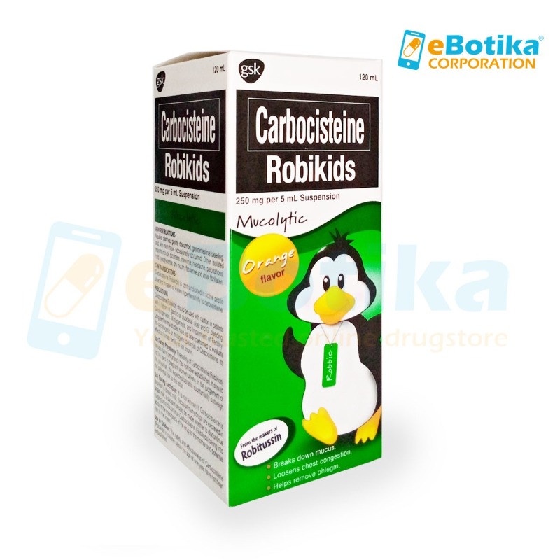 Carbocisteine (Robikids) Syrup 120ml | Shopee Philippines