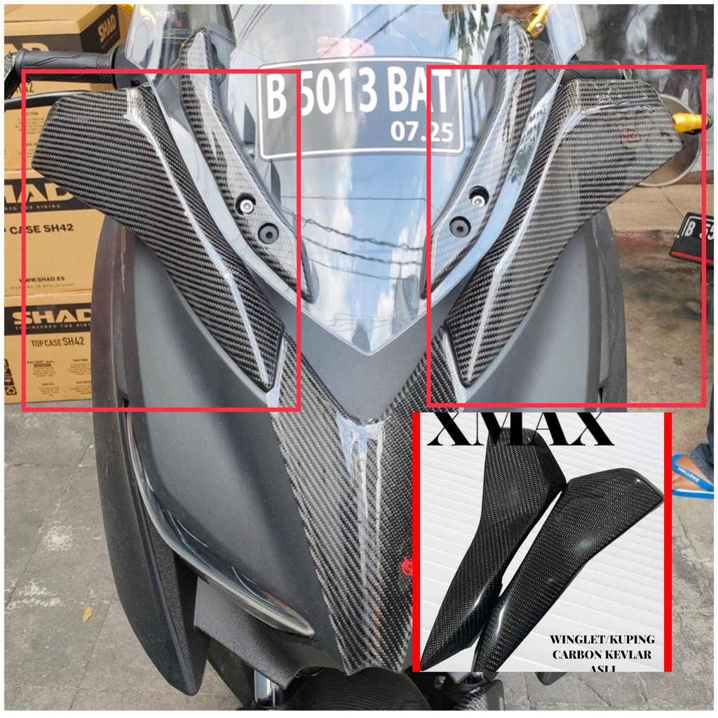 Xmax WINGLET CARBON KEVLAR XMAX Original Ear CARBON KEVLAR XMAX WINGLET ...