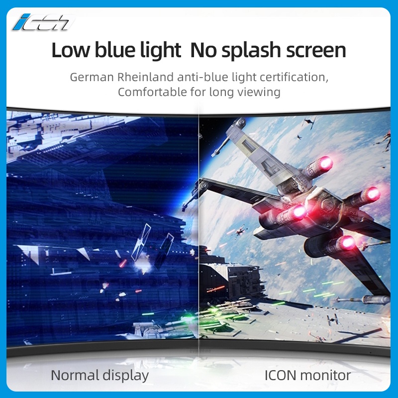 ICON Monitor 27 Inch LED Monitors HDMI VGA Original Brand New Computer ...