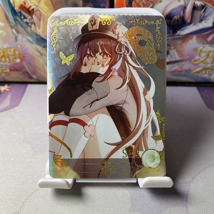 SSR Hu Tao from Genshin Impact - Goddess Story TCG Anime Waifu ...