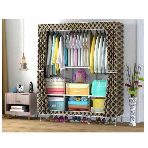 105*45*165cm Pattern Panoramic Wardrobe Non-woven Wardrobe Korean ...