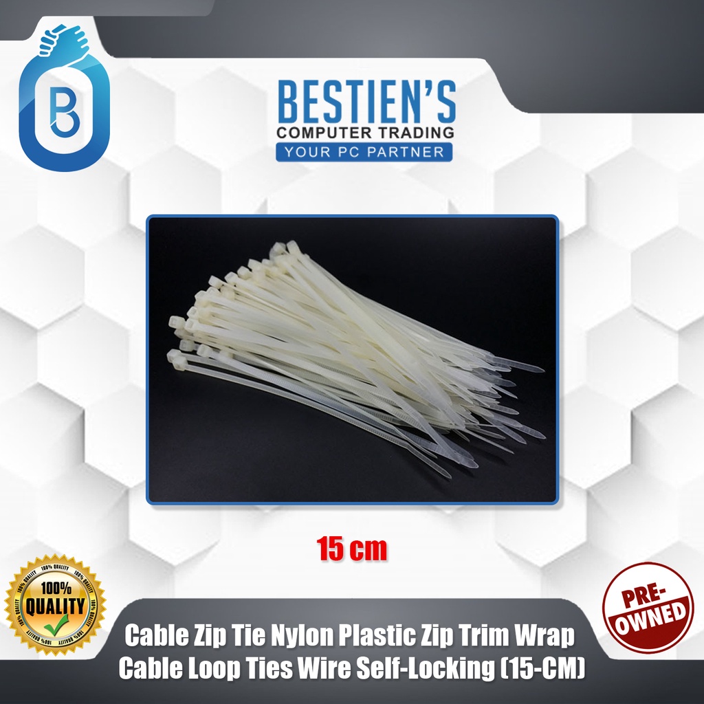 Cable Zip Tie Nylon Plastic Zip Trim Wrap Cable Loop Ties Wire Self ...