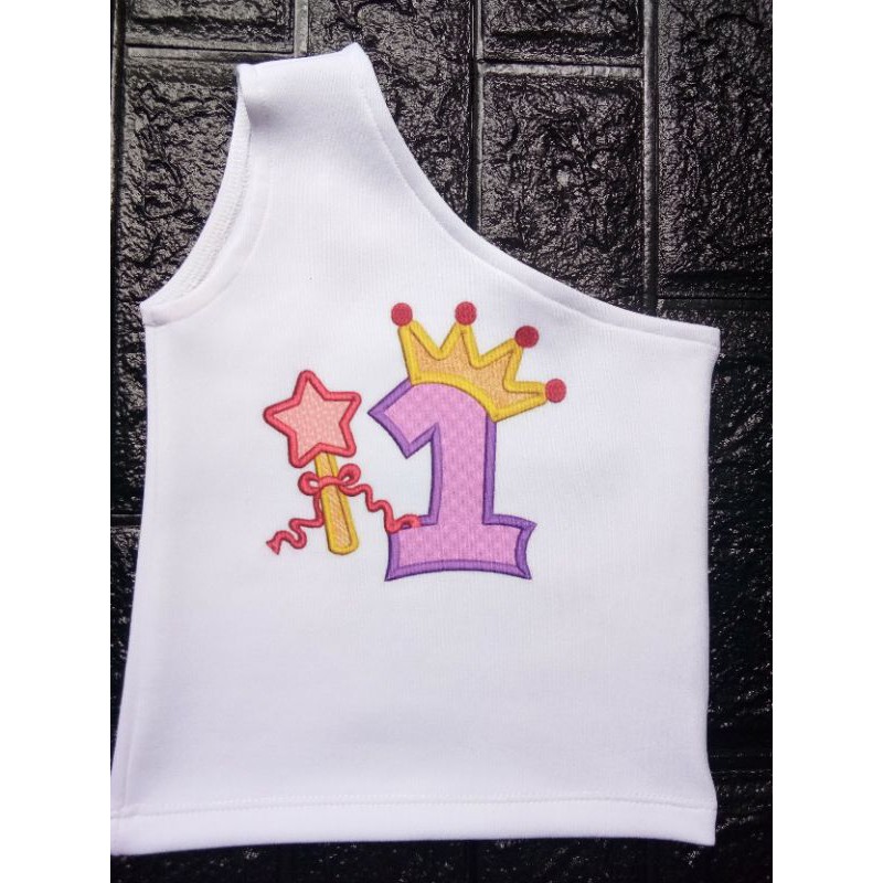 1st birthday blouse with print Random print | Shopee Philippines