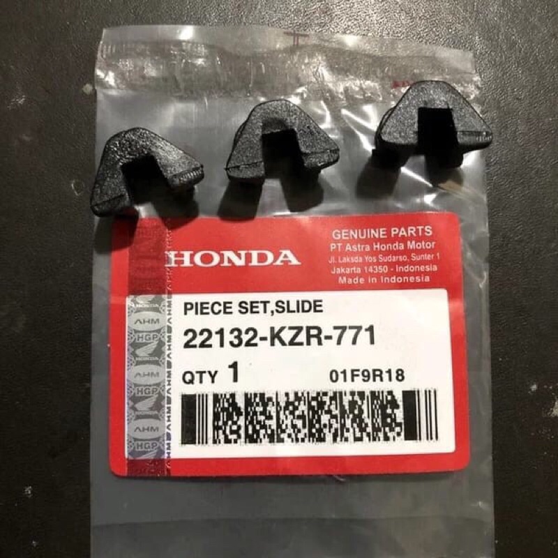 Pulley Slider Piece Set for Honda Click 125/150, 125i/150i, v1 ...