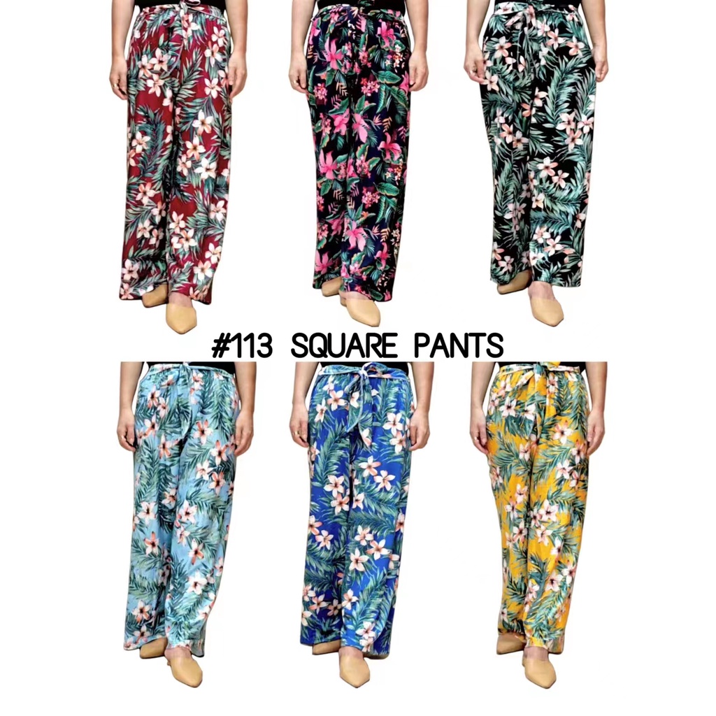Casual Floral Square Pants for Adults - Whole Sale Price (Can fit up to ...