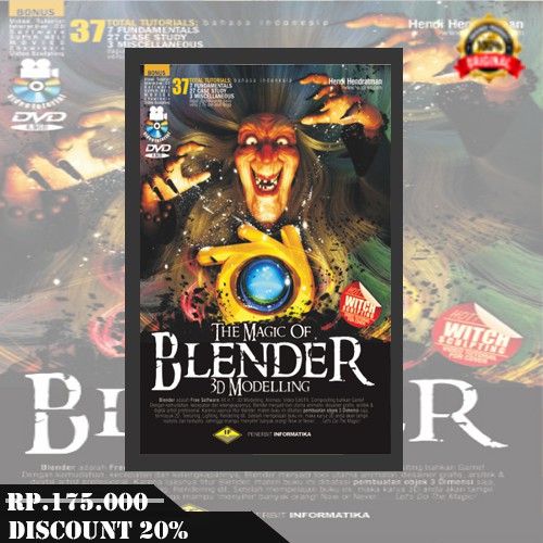 Book THE MAGIC OF BLENDER 3D MODELLING + DVD (37 TUTORIAL) | Shopee ...