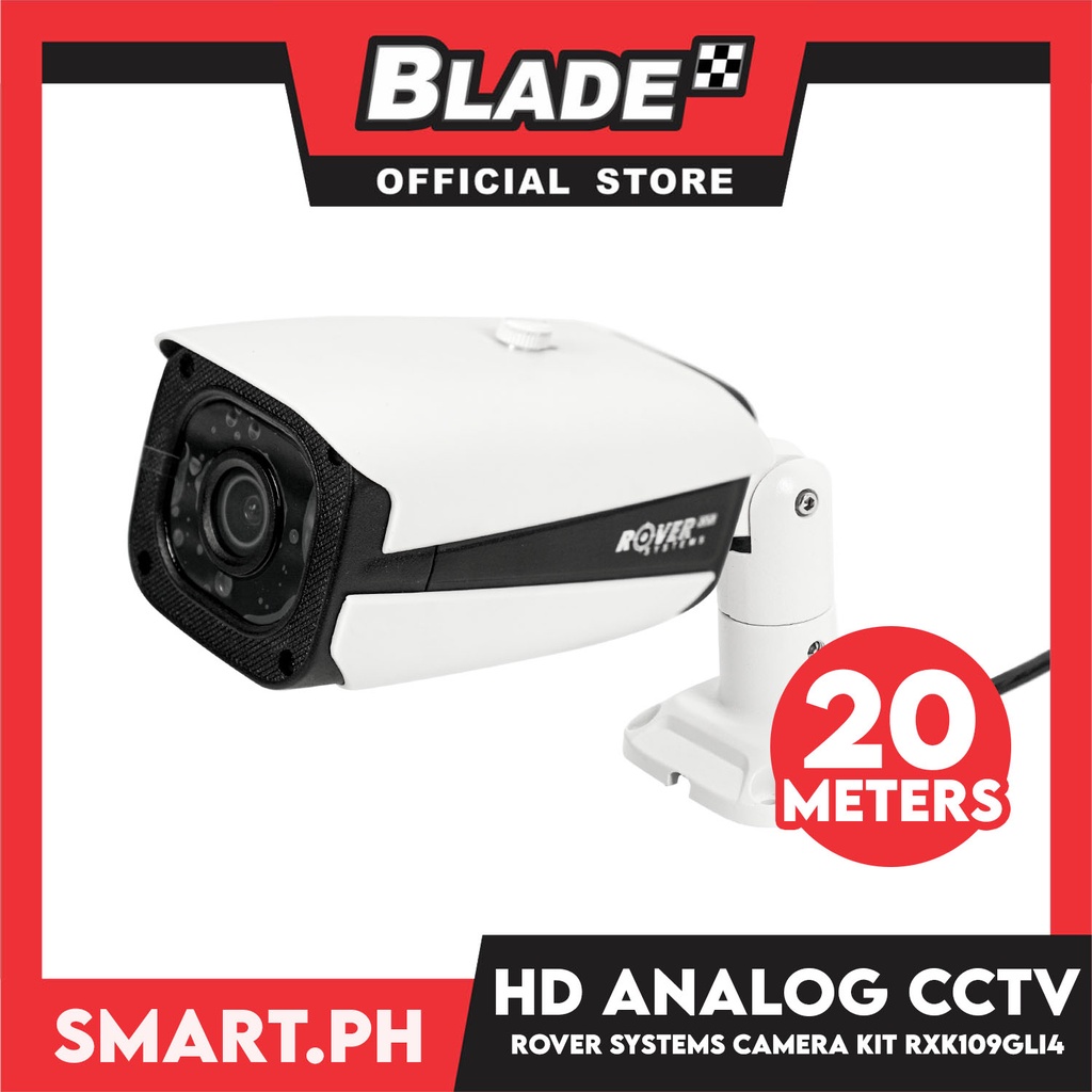 Rover Systems HD Analog CCTV Camera Kit (RXK109GLI4) XVI 2.0MP 1080P ...