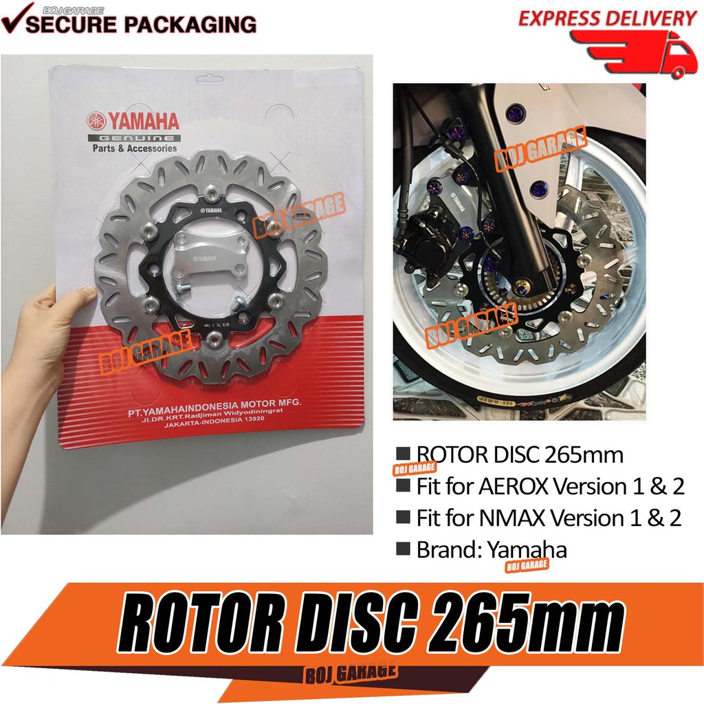 Yamaha Rotor Disc / Big Disc type for Yamaha Aerox Nmax Version 1 & 2 ...