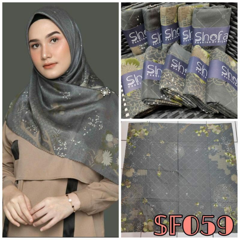 Hijab Denay / premium voal Rectangle | Shopee Philippines