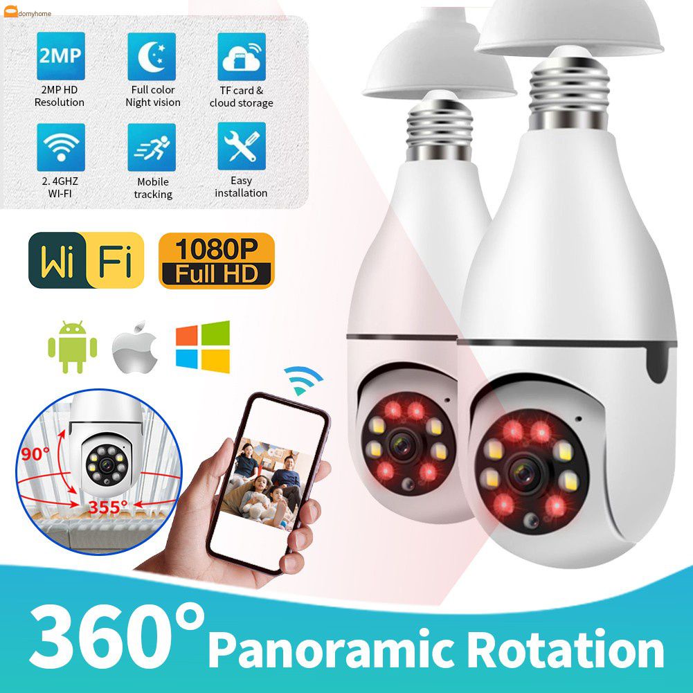 2MP 1080p Full HD Wireless Wifi CCTV Camera Dual Light Color Night ...