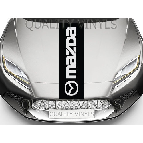 MAZDA MPS HOOD RACING STRIPES 2 3 5 6 7 8 RX7 RX8 MX5 323 MIATA ...