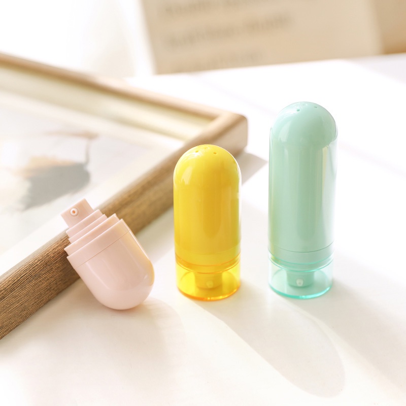 Protable Travel Inverted Vacuum Lotion Bottle Sub-Packaging Plastic ...