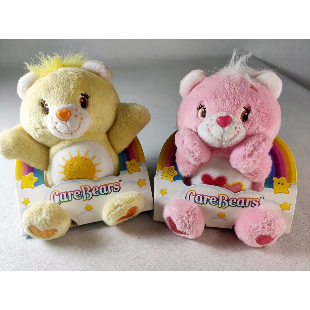 CARE BEARS LOVE-A-LOT & FUNSHINE PULL STRING STUFFED TOY PLUSH (JAPAN ...