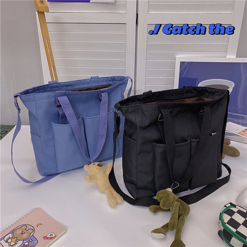 Waterproof Large Capacity Shoulder Bag Hand Bag Women Tote Bag College ...