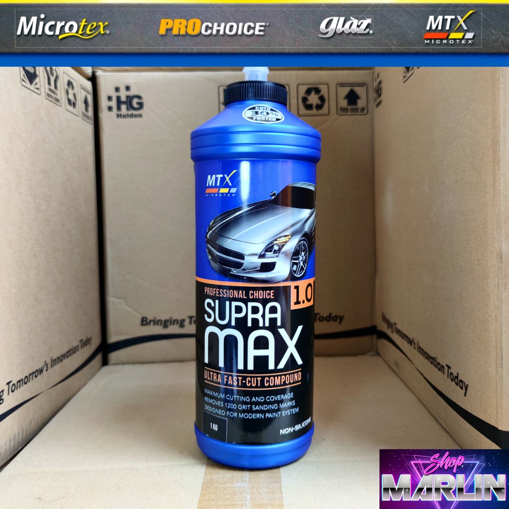 Microtex MTX SupraMAX Ultra Fast cut Rubbing Compound 1Kg FAST CUT Step ...
