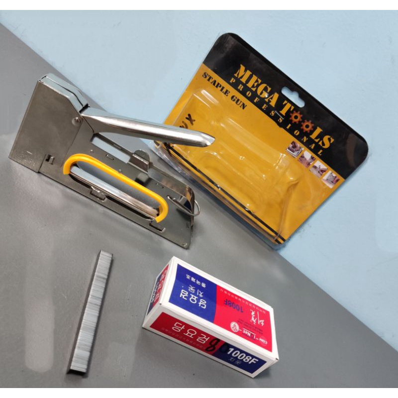 Gun Tacker 8mm Mega Brand Heavy Duty and Staple 8mm | Shopee Philippines
