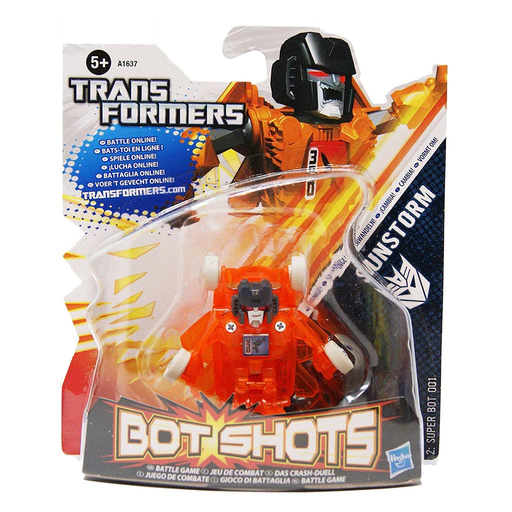 Transformer mini Bot Shots Toy - Sunstorm (Box) | Shopee Philippines