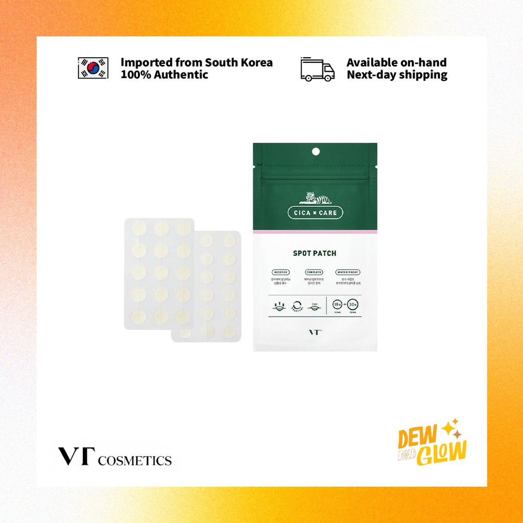 VT Cosmetics Cica Spot Patch 48 pieces Pimple Patch | Shopee Philippines