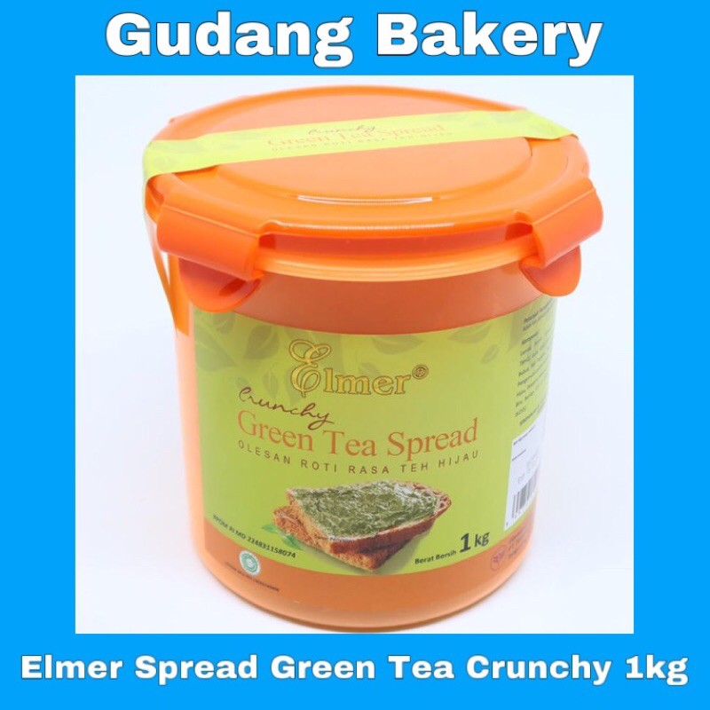 Elmer Spread Green Tea Crunchy 1kg | Shopee Philippines