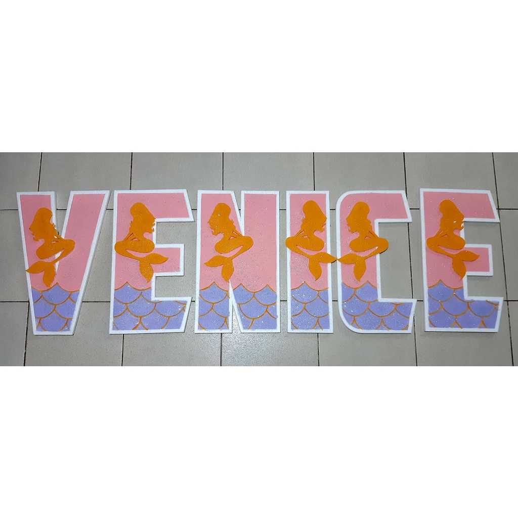 Customized Handpainted Styro Standee Letters for DIY Backdrop (sold per ...
