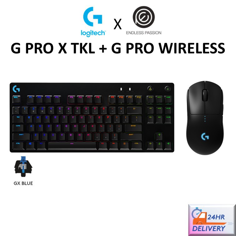 Logitech G PRO Bundle - G PRO Hero Wireless Gaming Mouse + G PRO X ...
