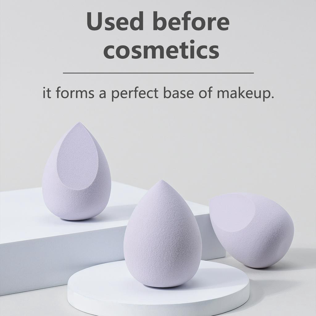 1pc Dense Beauty Egg No Powder Beveled Face Sponge Puff Makeup Liquid ...