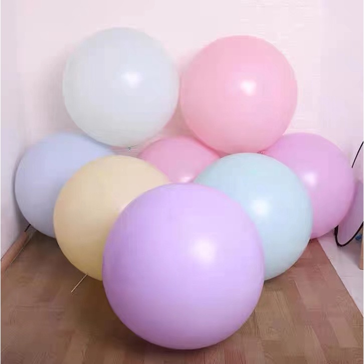 Macaron Pastel Mother Balloon 36inches Big Balloon Party Decoration ...
